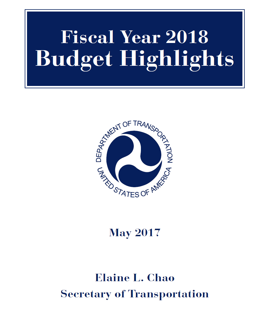 Us Department Of Transportation Budget