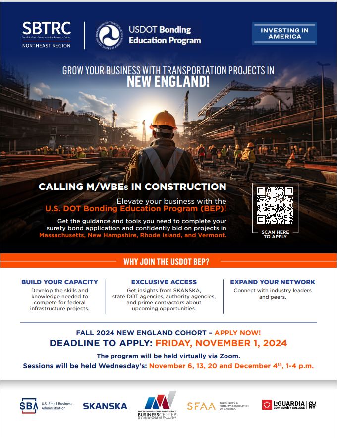 Bonding Education Program | US Department of Transportation