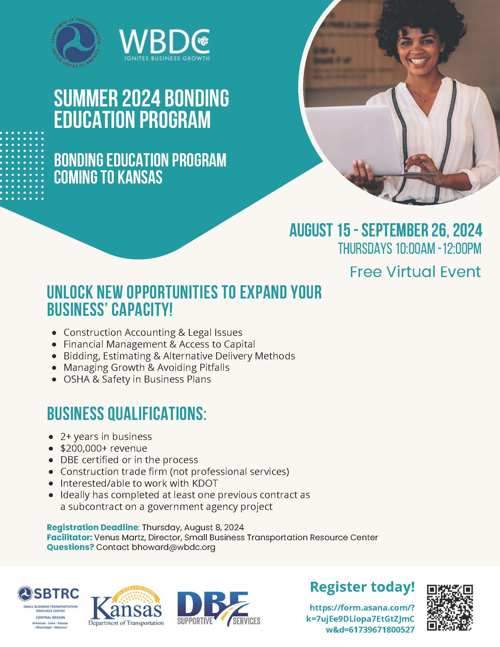 Bonding Education Program | US Department of Transportation